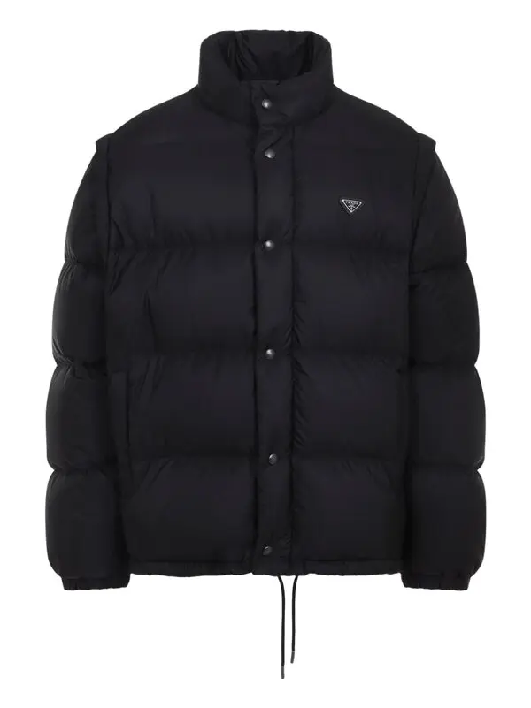 Prada Modular Down Puffer Jacket - Black