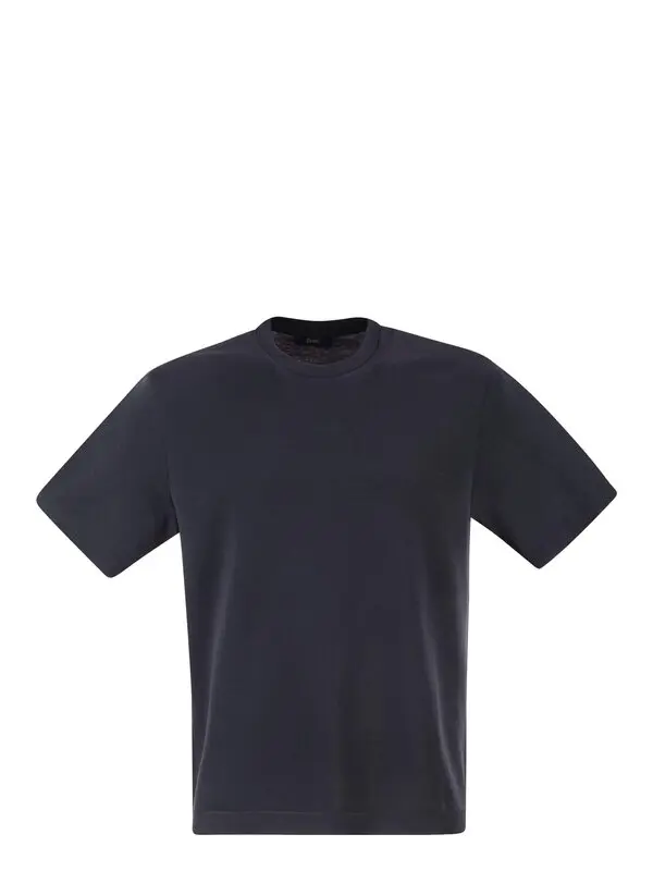 Herno Cotton Jersey T-shirt - Blue