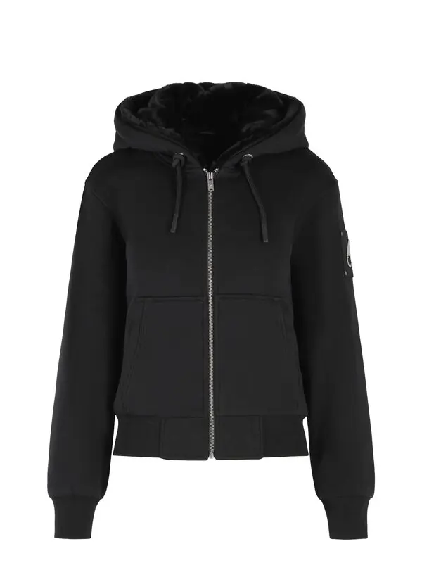 Moose Knuckles Bunny' Cotton Blend Sweatshirt - Black