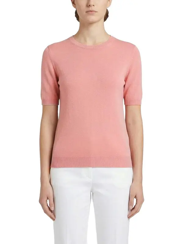 Max Mara Cotton And Silk Knit - Pink