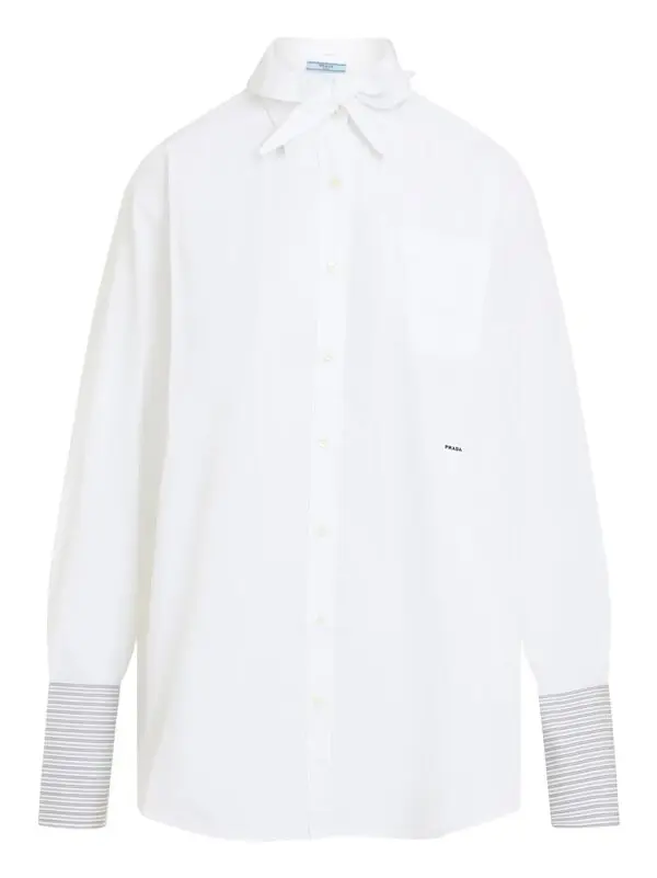 Prada Cotton Poplin Shirt - White