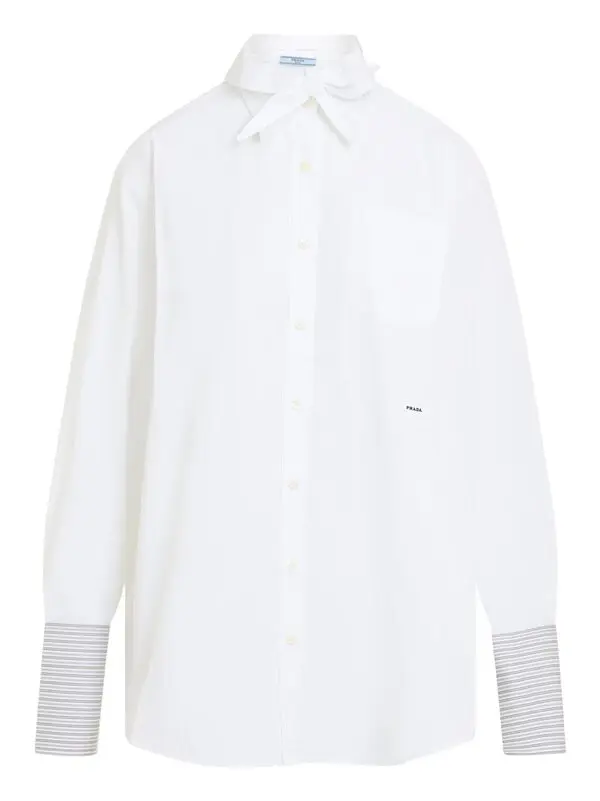 Prada Cotton Poplin Shirt - White