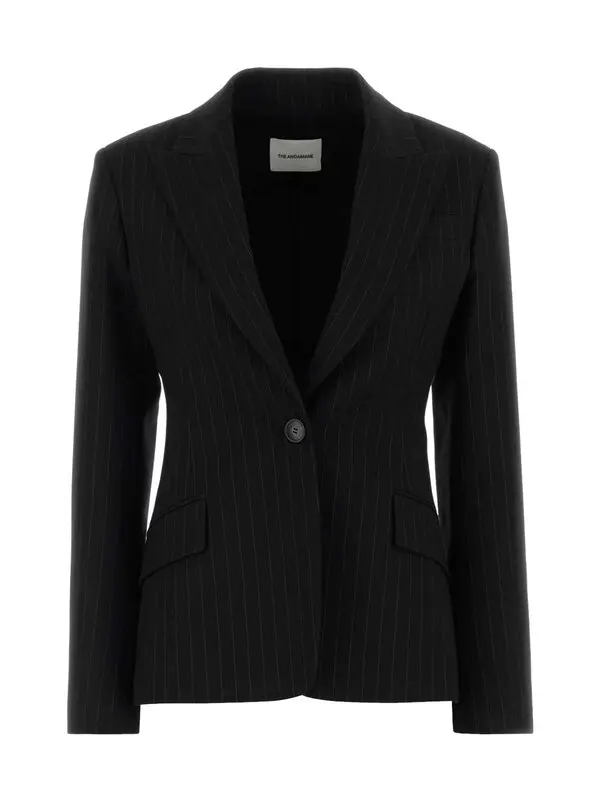 Andamane Embroidered Stretch Cotton Blend Bianca Blazer - Multicolor