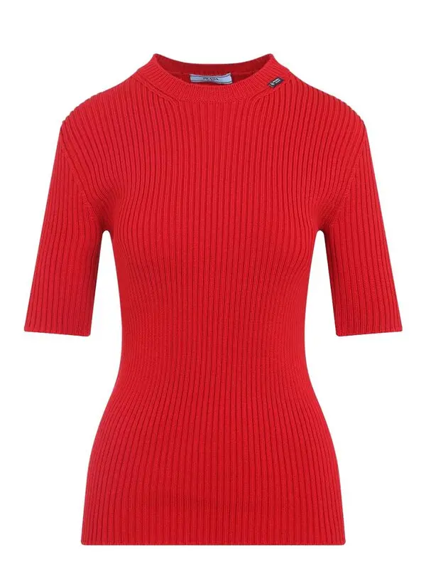 Prada Ribbed Top - Red