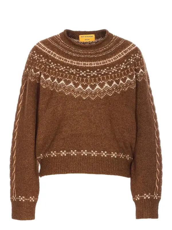 Guest In Residence Cloud Chalet Sweater - Brown