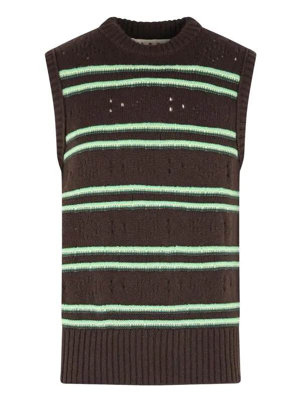 Marni Cashmere Vest - Brown