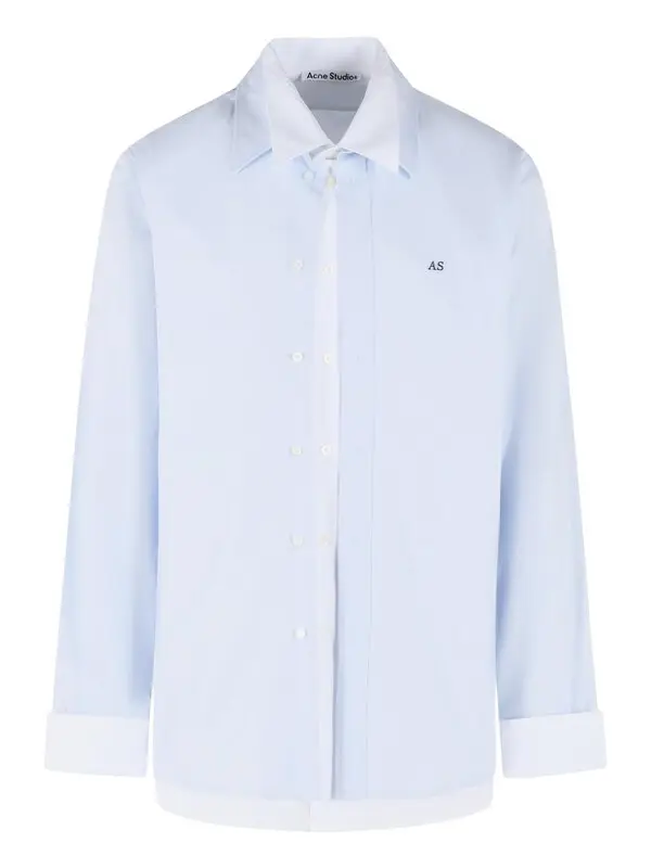 Acne Studios Light Cotton Shirt - Blue
