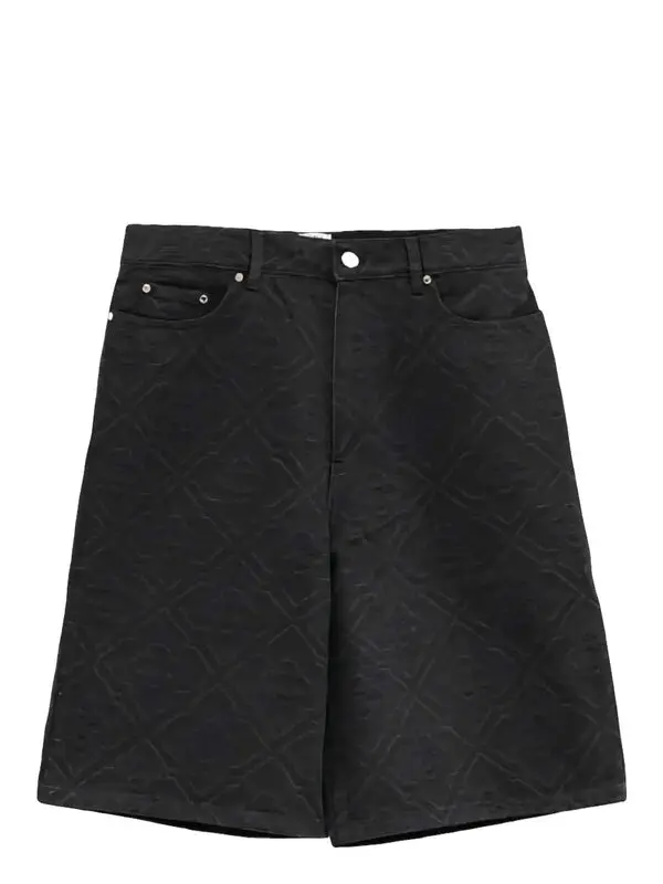 Casablanca Floral Shorts - Black