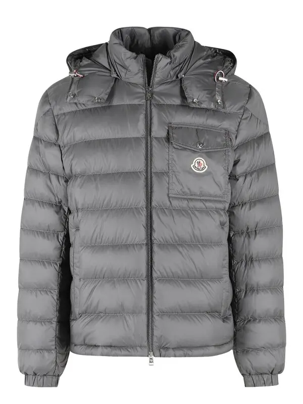 Moncler Verith' Grey Polyamide Down Jacket - Gray