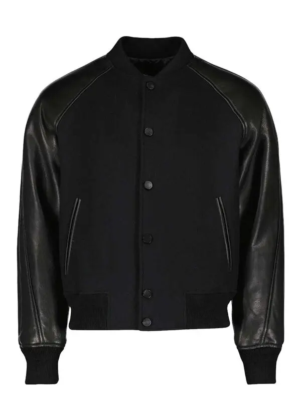 Givenchy Paneled Bomber Jacket - Black