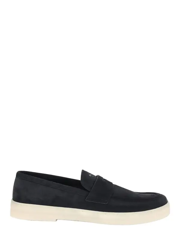 Prada Leather Loafers - Blue
