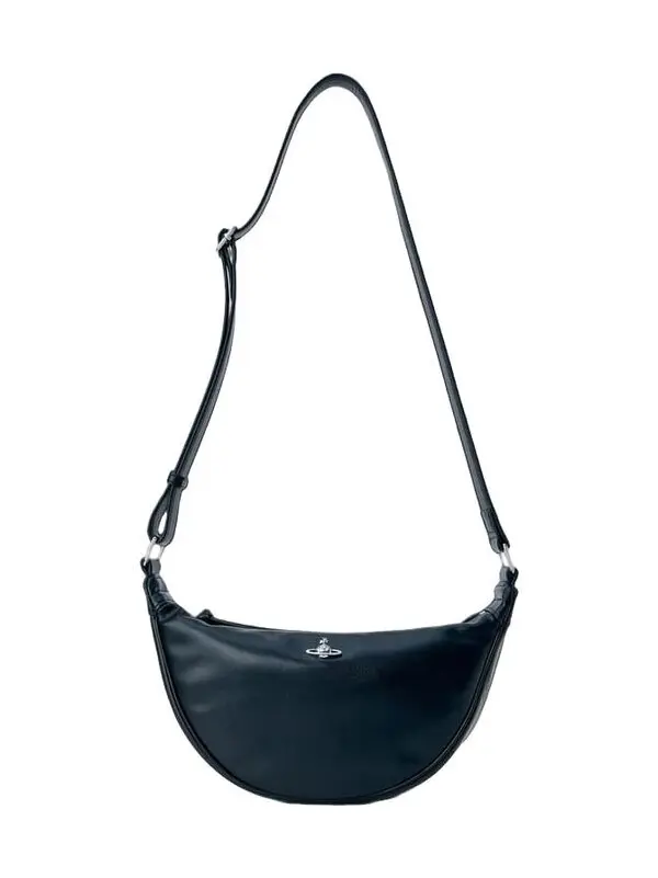 VIVIENNE WESTWOOD Smooth Leather Cross Body Tote Bags - Black