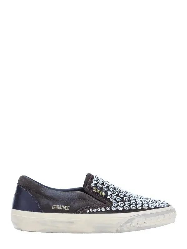 GOLDEN GOOSE Slip-on With Studs - Brown