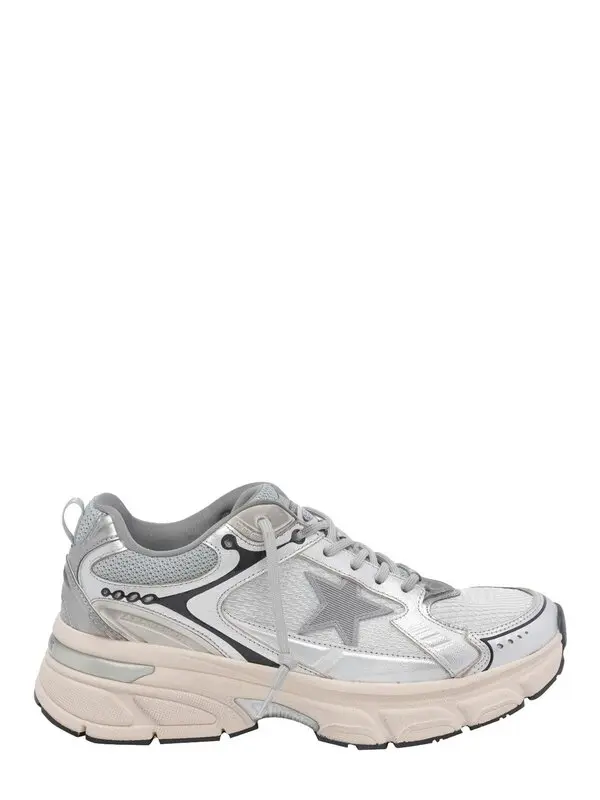 GOLDEN GOOSE Lightstar Sneakers - Silver
