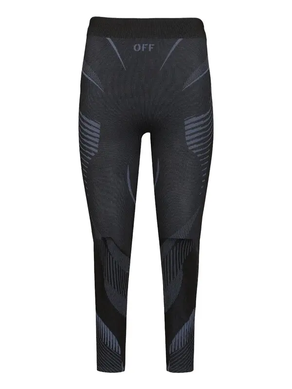Off-White Racing Leggings - Black