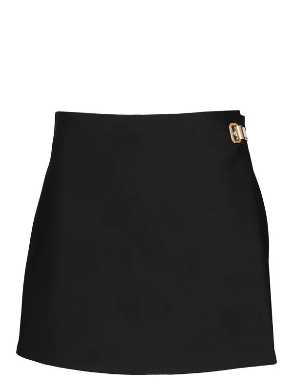 Balenciaga Wool And Silk Blend Culottes - Black