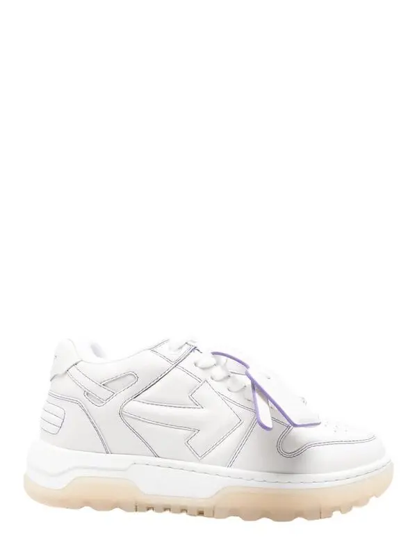 Off-White Leather Low-top Sneakers - White