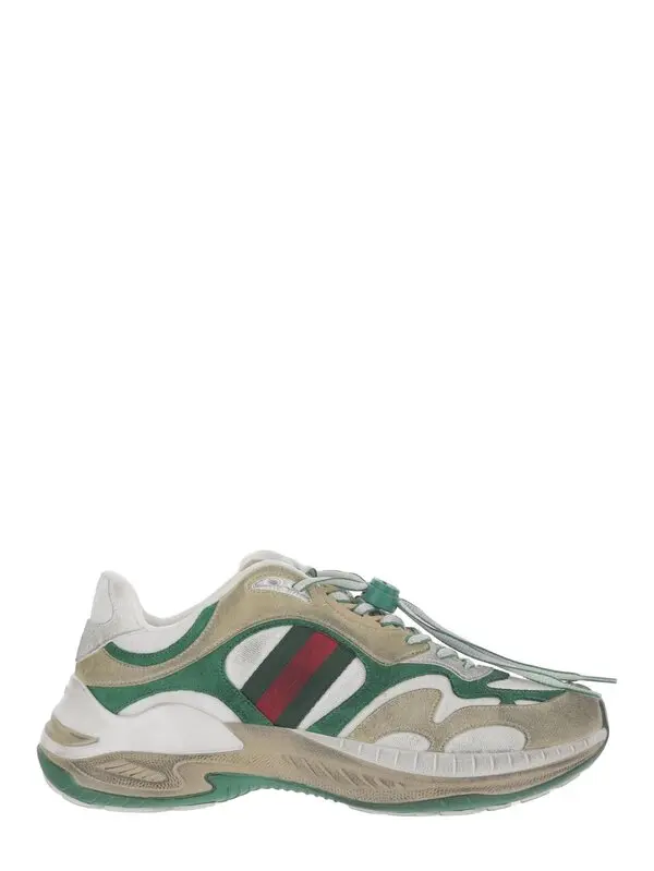 Gucci 2.0 Used Suede Sneakers - Red