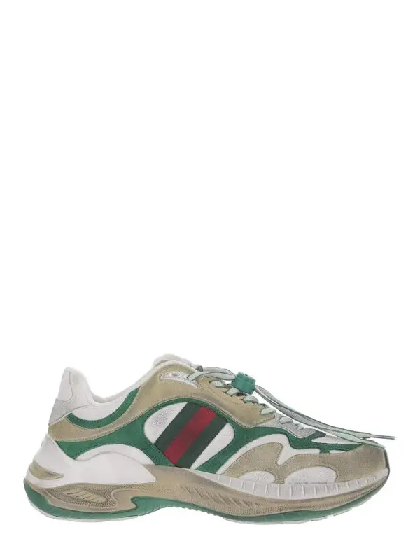 Gucci Suede Sneakers - Red