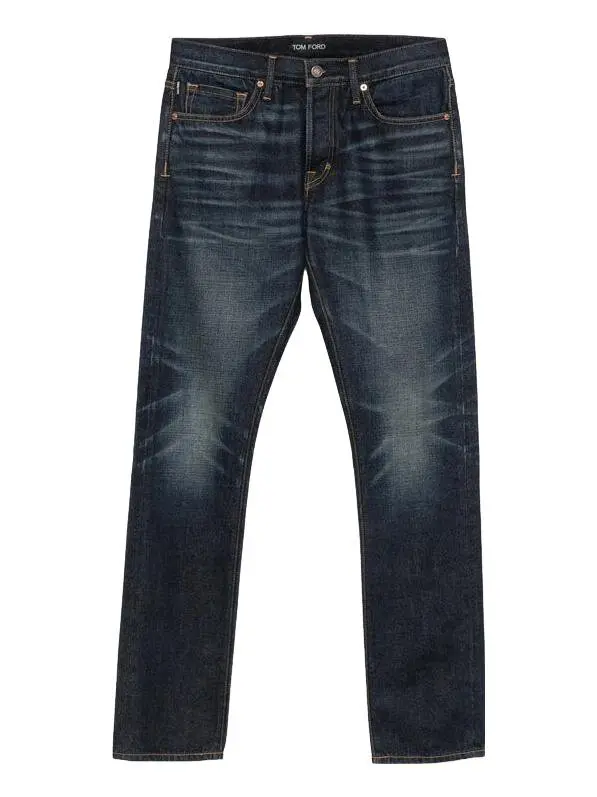 TOM FORD Regular Straight-leg Jeans - Blue