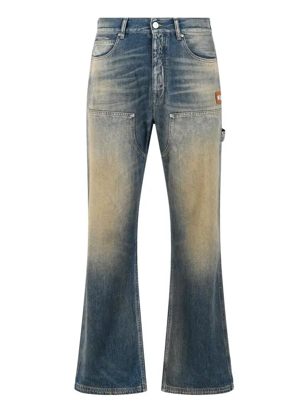 Amiri Carpenter Lightweightsandstone' Cotton Jeans - Blue