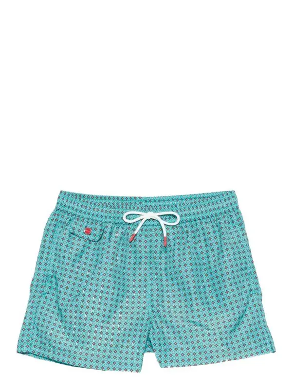 Kiton Geometric Print Swimsuit - Multicolor