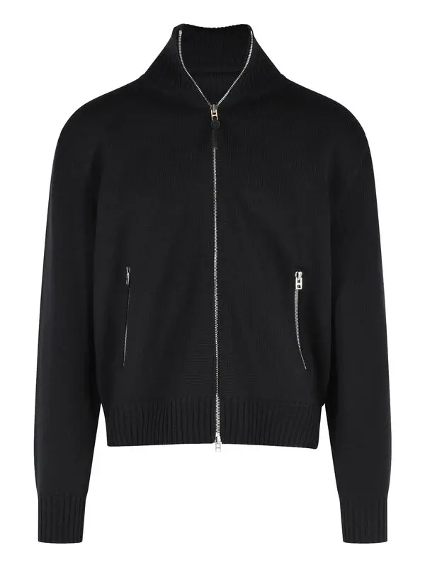 TOM FORD Virgin Wool Cardigan - Black