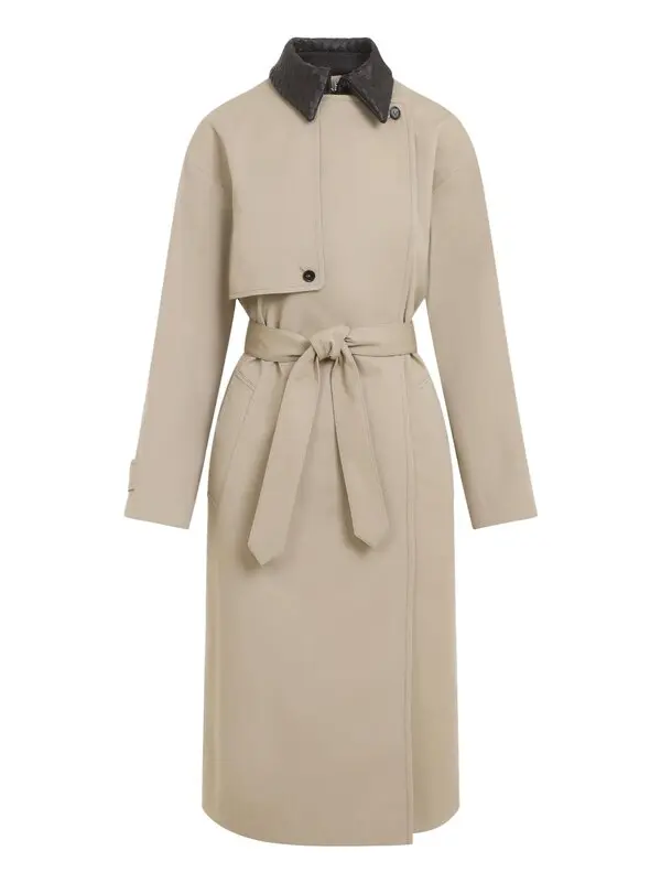 Bottega Veneta Belted Trench Coat - Multicolor