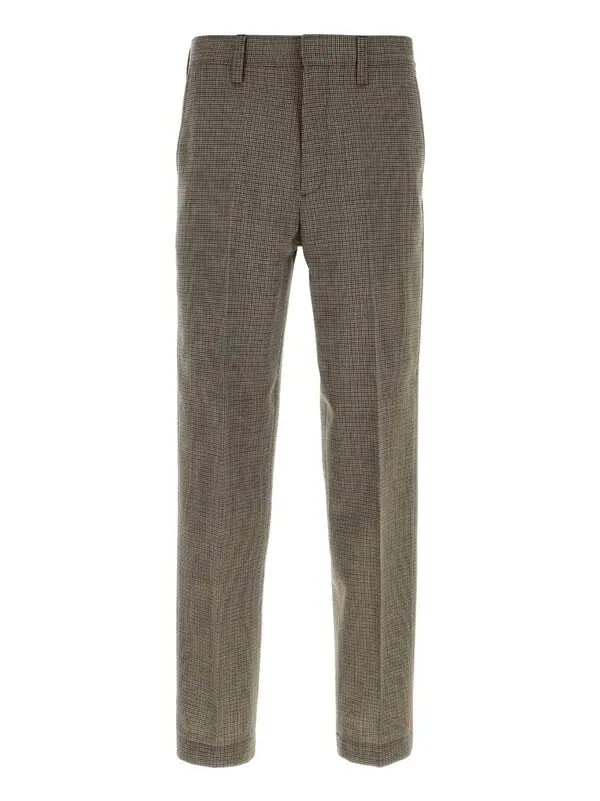 Prada Embroidered Wool Pant - Multicolor