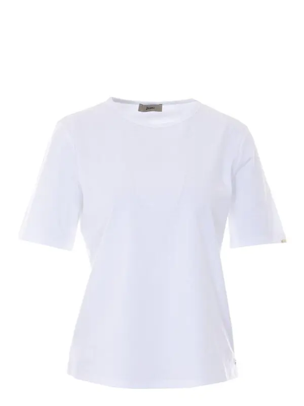 Herno T-shirt With Splits - White