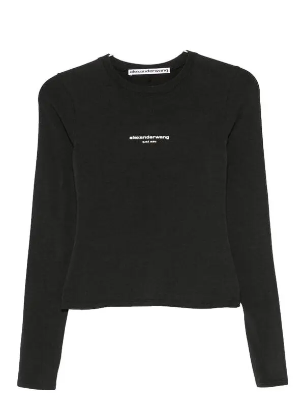 Alexander Wang Long Sleeve T-shirt - Black