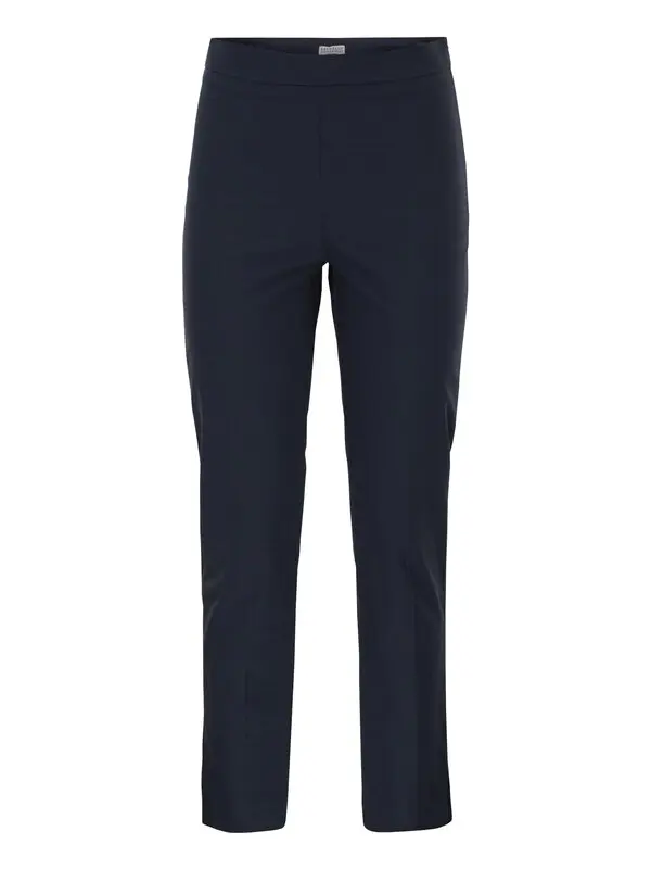 Brunello Cucinelli Stretch Capri Trousers - Multicolor