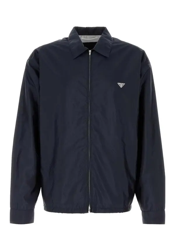 Prada Navy Re-nylon Shirt - Blue