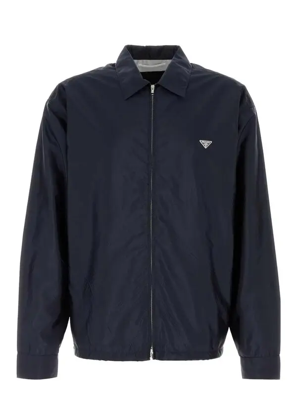 Prada Navy Re-nylon Shirt - Blue