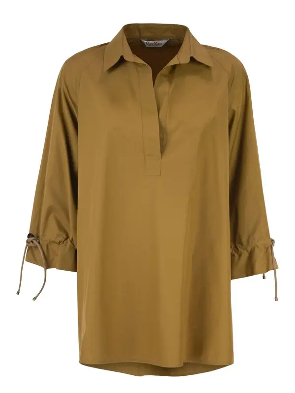 Max Mara Mxmadorni Cotton Poplin Blouse - Multicolor