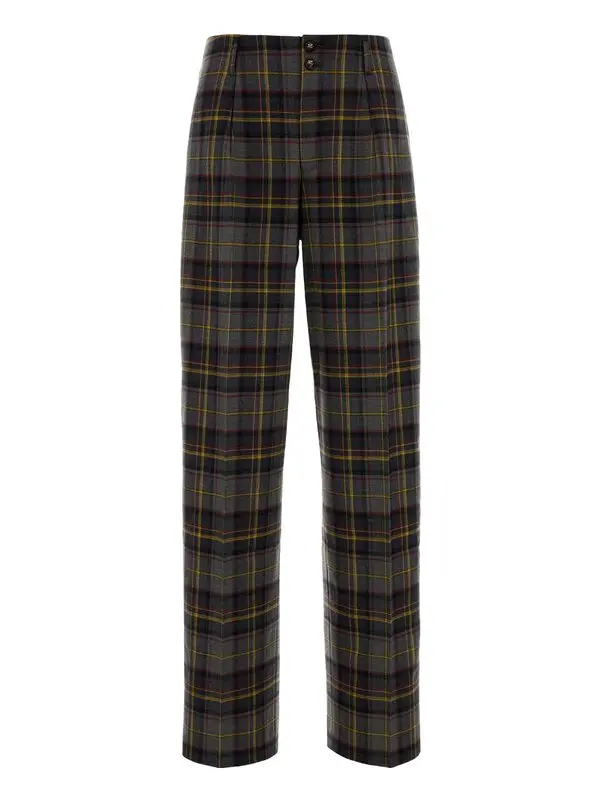 Etro Embroidered Stretch Wool Pant - Multicolor