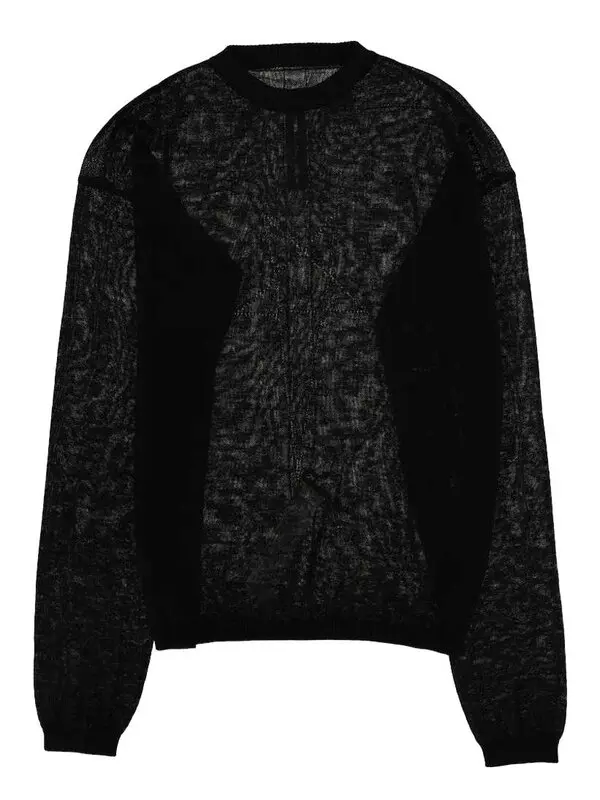 Rick Owens Top With Logo Detail - Black