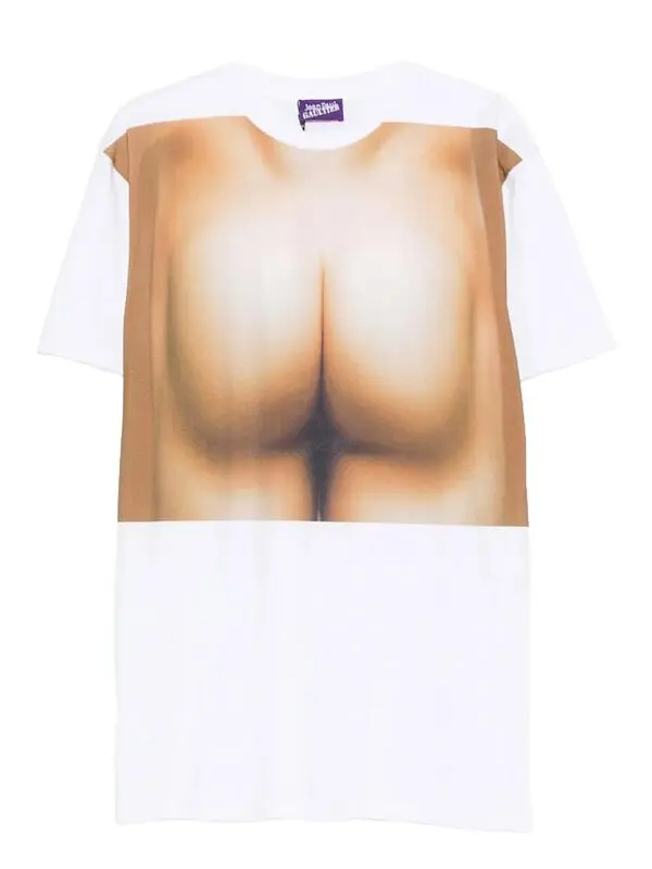 JEAN PAUL GAULTIER Trompe L'oeil Print T-shirt - White