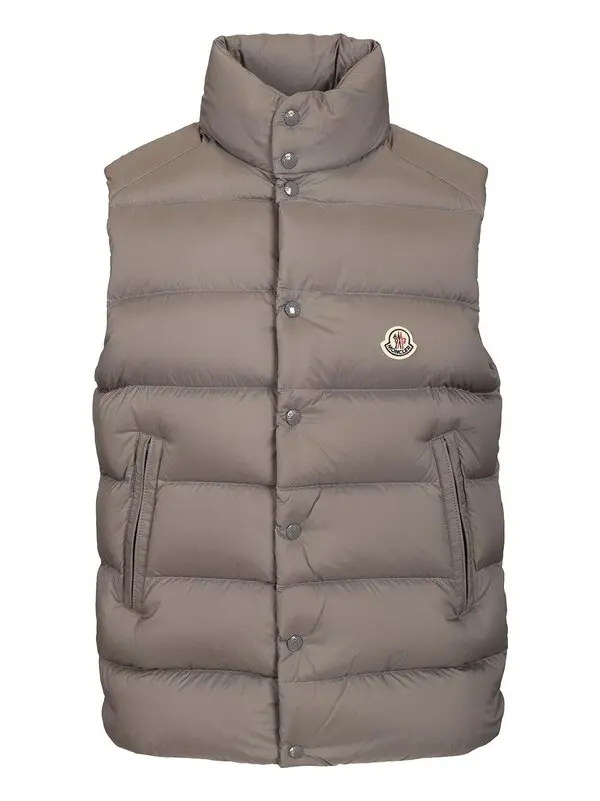 Moncler Tibb Padded Vest - Gray