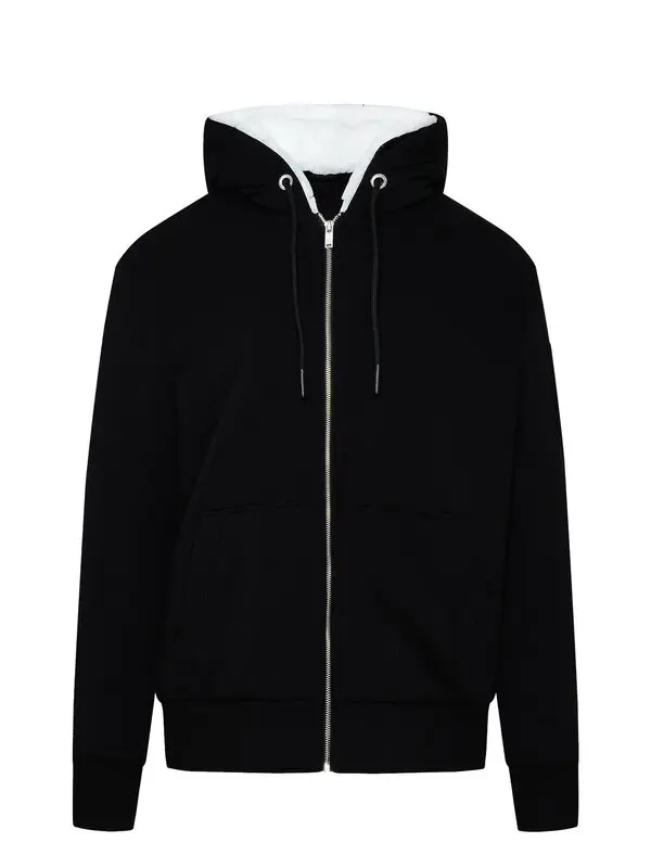 Moose Knuckles Cotton Blend Classic Bunny Sweatshirt - Black