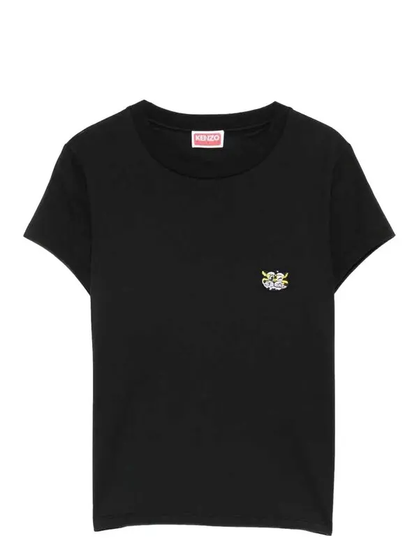 Kenzo Tiger Embroidered T-shirt - Black