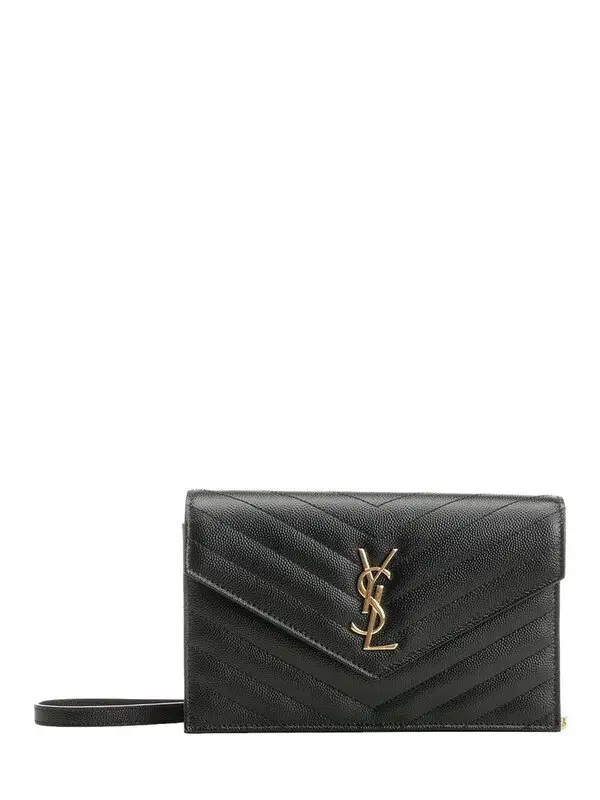 Saint Laurent Chain Wallet - Black