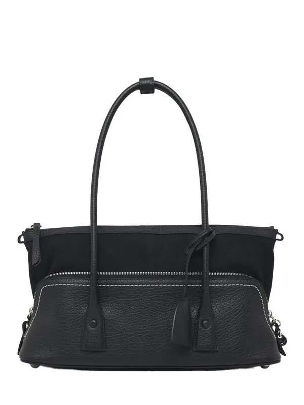MAISON MARGIELA 5ac East West Leather Bag - Black