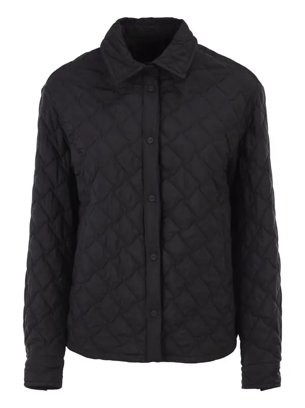 Herno Shirt-style Quilted Jacket - Black