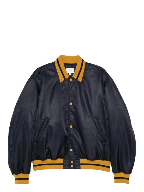 Rhude Satin Bomber Jacket - Blue