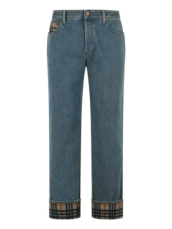 Burberry Dexter' Light Cotton Jeans - Blue