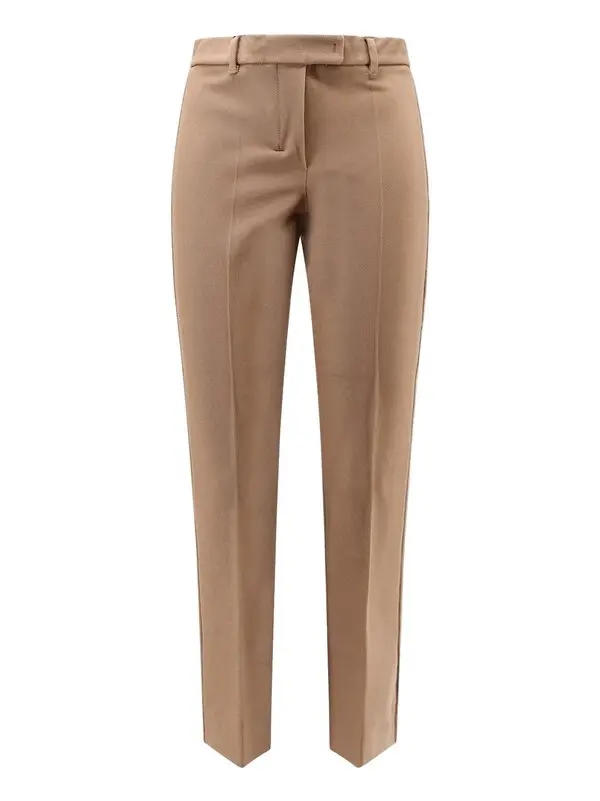 Max Mara Umanita Cotton Blend Trousers - Multicolor