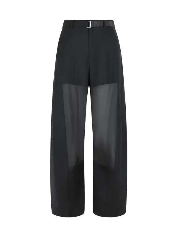 Sacai Wool Pants - Black