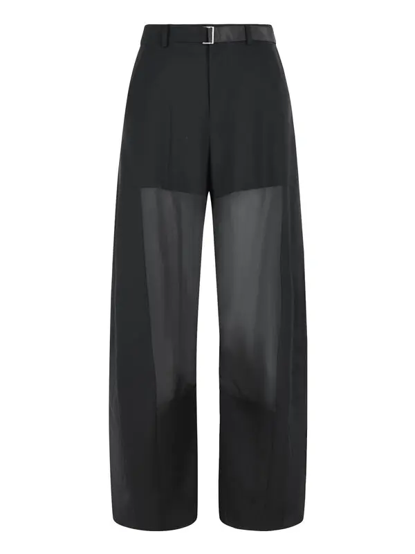 Sacai Wool Pants - Black