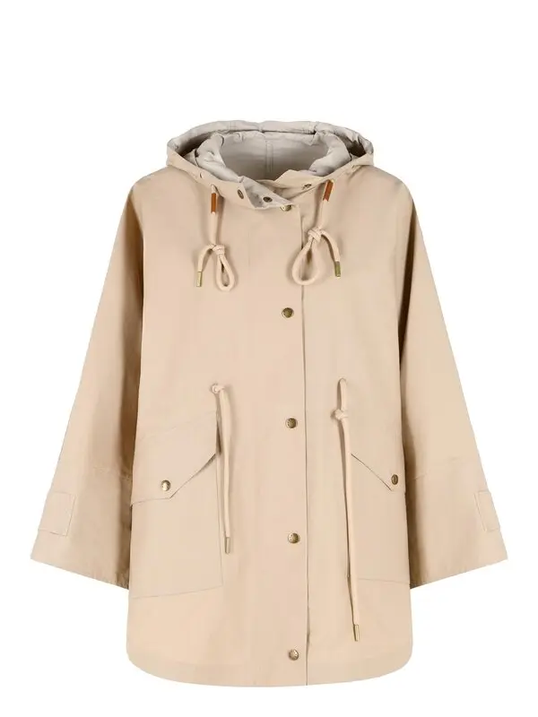 Moncler Bruerra Cape - Cream